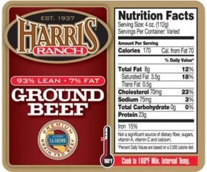 93% LEAN GROUND BEEF LABEL – HRBC Marketing